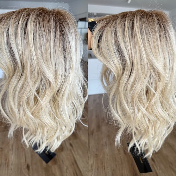 Peruka syntetyczna Tea Rose bombshell falowane włosy Hair Lux